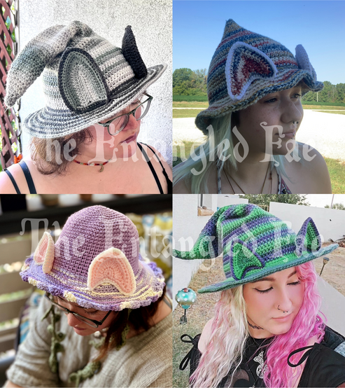 Animal Ear Booster Pack Crochet Pattern – The Entangled Fae