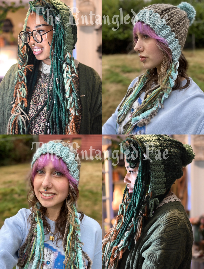 Faerie Tale Bonnet Crochet Pattern – The Entangled Fae