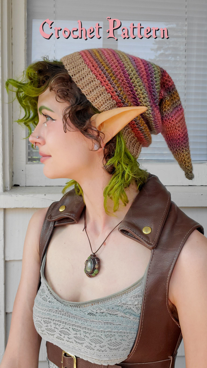 Elf Beanie Crochet Pattern – The Entangled Fae