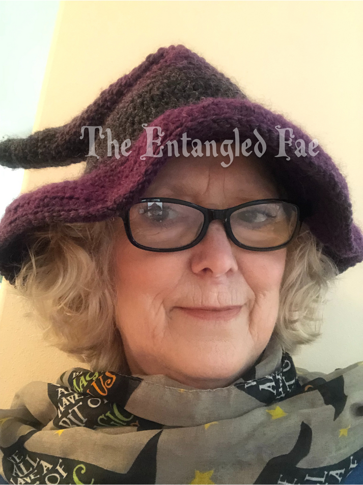 Slouchy Witch Hat Crochet Pattern – The Entangled Fae