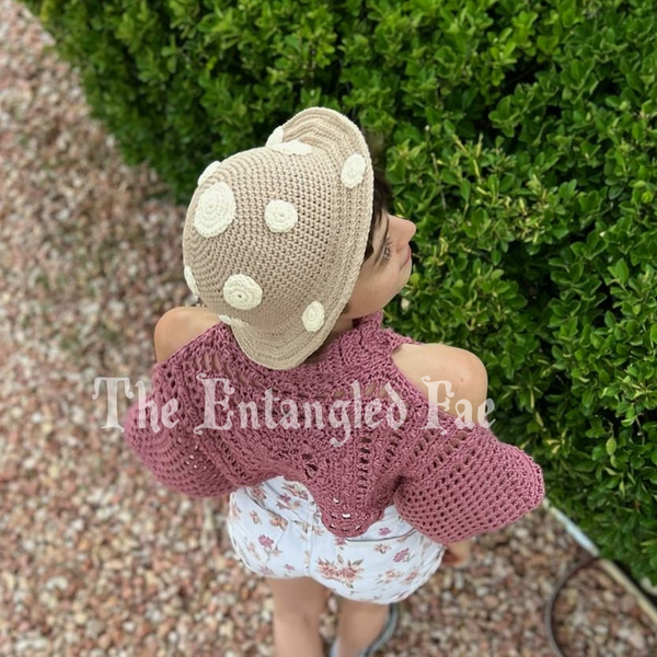 Mushroom Cap Crochet Pattern – The Entangled Fae